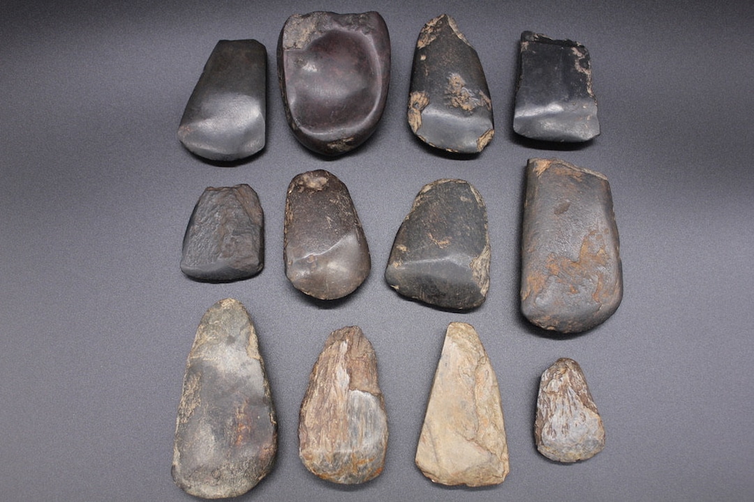 Ancient Archaic Artifact- Black Stone Axe- Celt- Neolithic Tool- Nepal ...