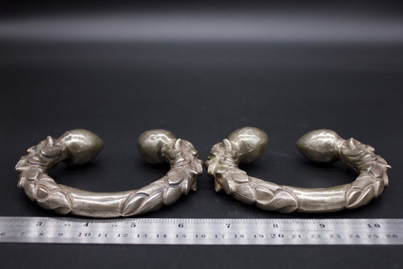 Ethnic Nepali Silver Bracelet- Bunge Bala- Tribal Jew… - Gem