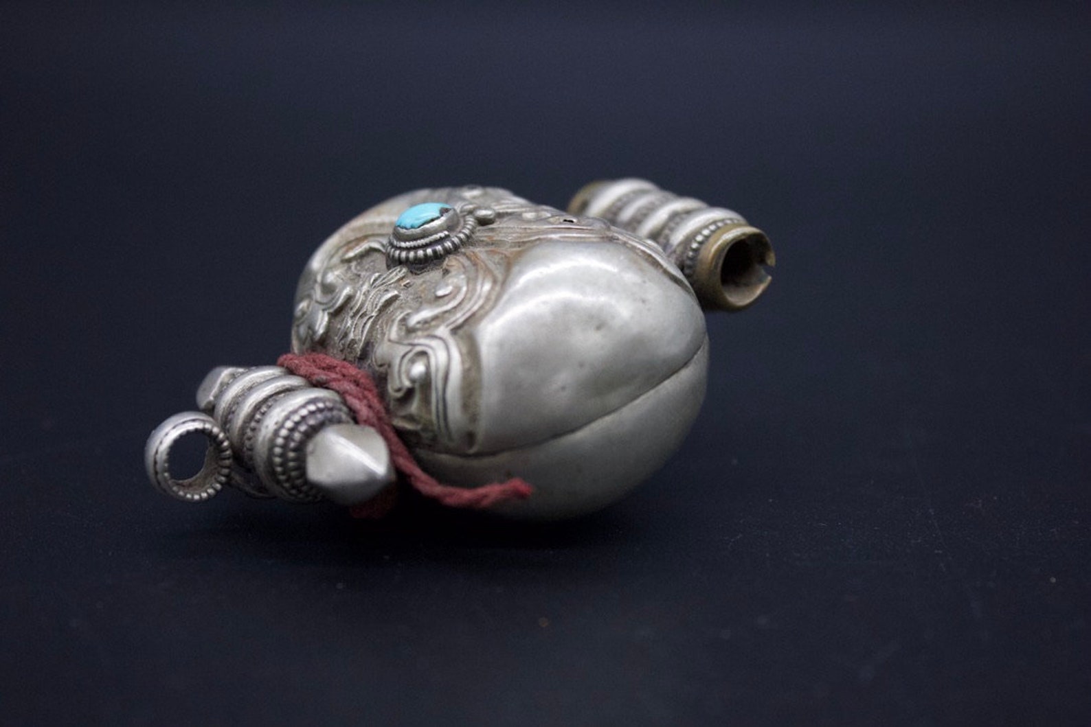 Antique Tibetan Silver Gau Boxes -amulets-tibetan Prayer Box, Gau, Ghau ...