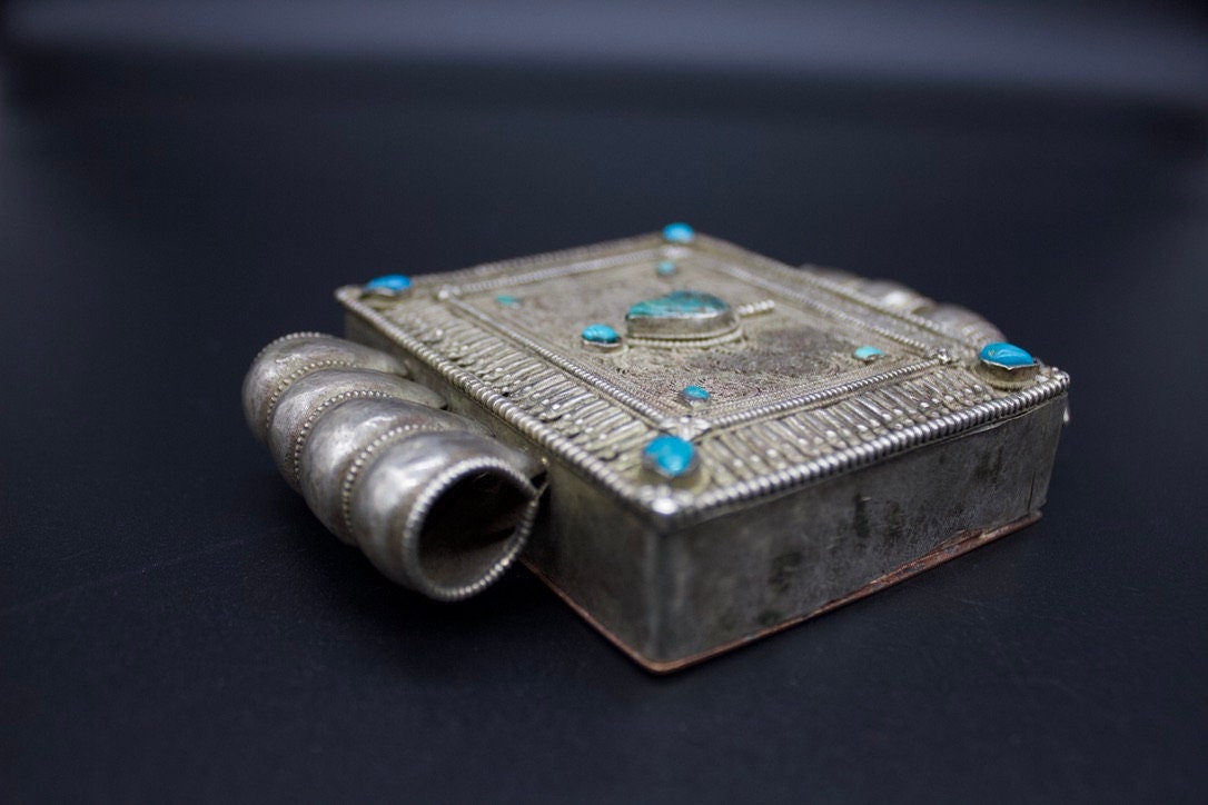 Antique Tibetan Gau Boxes -amulets-tibetan Prayer Box, Gau, Ghau Box ...