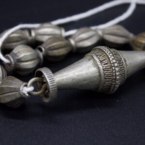 Ethnic Nepali Jewelry-silver Alloy Beads Necklace- Tribal Tharu ...