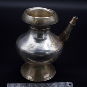 Antique Pure Silver Water Drinking Pot “karuwa” Pure Silver Karuwa ...