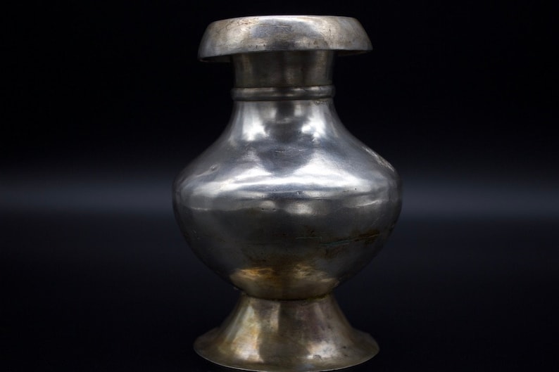 Antique Pure Silver Water Drinking Pot “karuwa” Pure Silver Karuwa ...