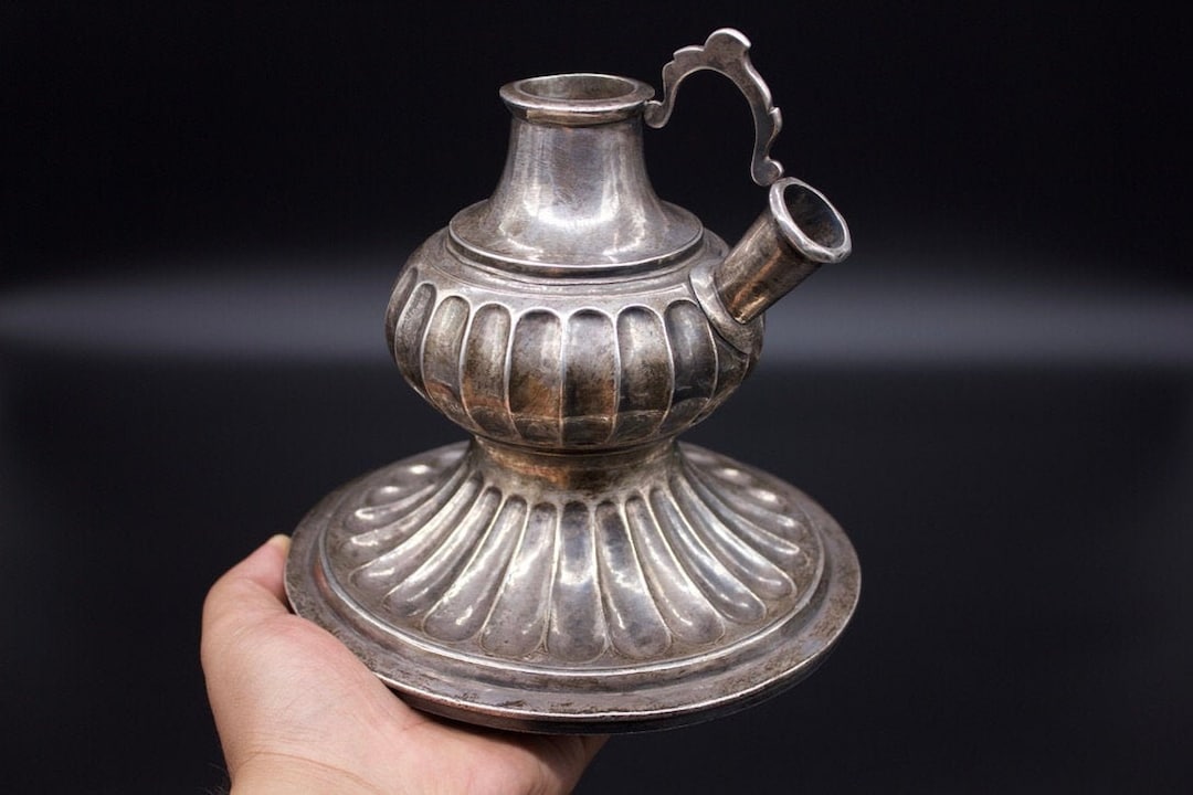 Royal Silver Hookah-antique Silver Hookah Base- Nepal 19th C - Etsy