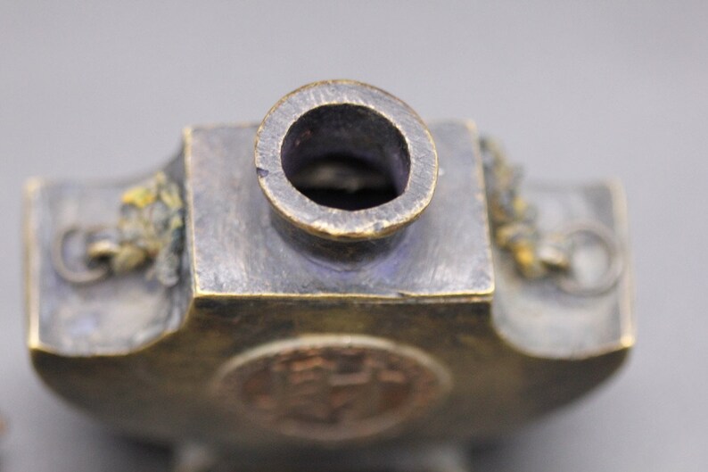 Ancient Copper Inkwell /inkpot -china 19th C - Etsy