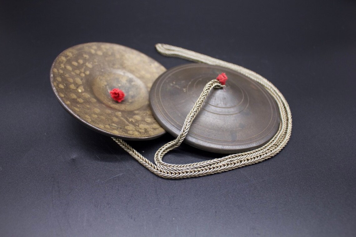 Antique Tingsha Pairs of Hanging Bell Cymbals/ritual Cymbals, Hammered ...
