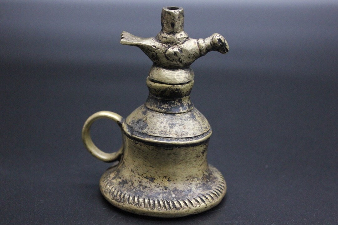 Antique Oil Lamp/ Tuki -nepal Early 19th C - Etsy