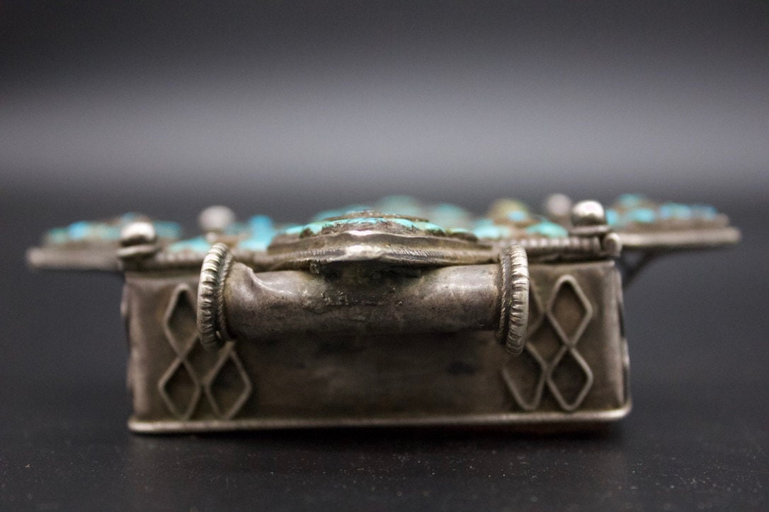 Antique Tibetan Silver Gau Boxes -amulets-tibetan Prayer Box, Gau, Ghau ...