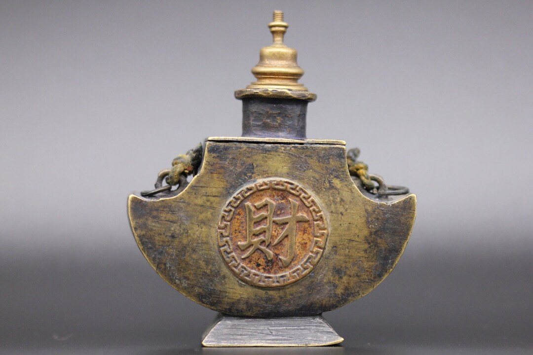 Ancient Copper Inkwell /inkpot -china 19th C - Etsy