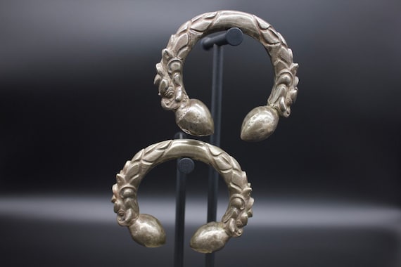 Ethnic Nepali Silver Bracelet- Bunge Bala- Tribal Jew… - Gem