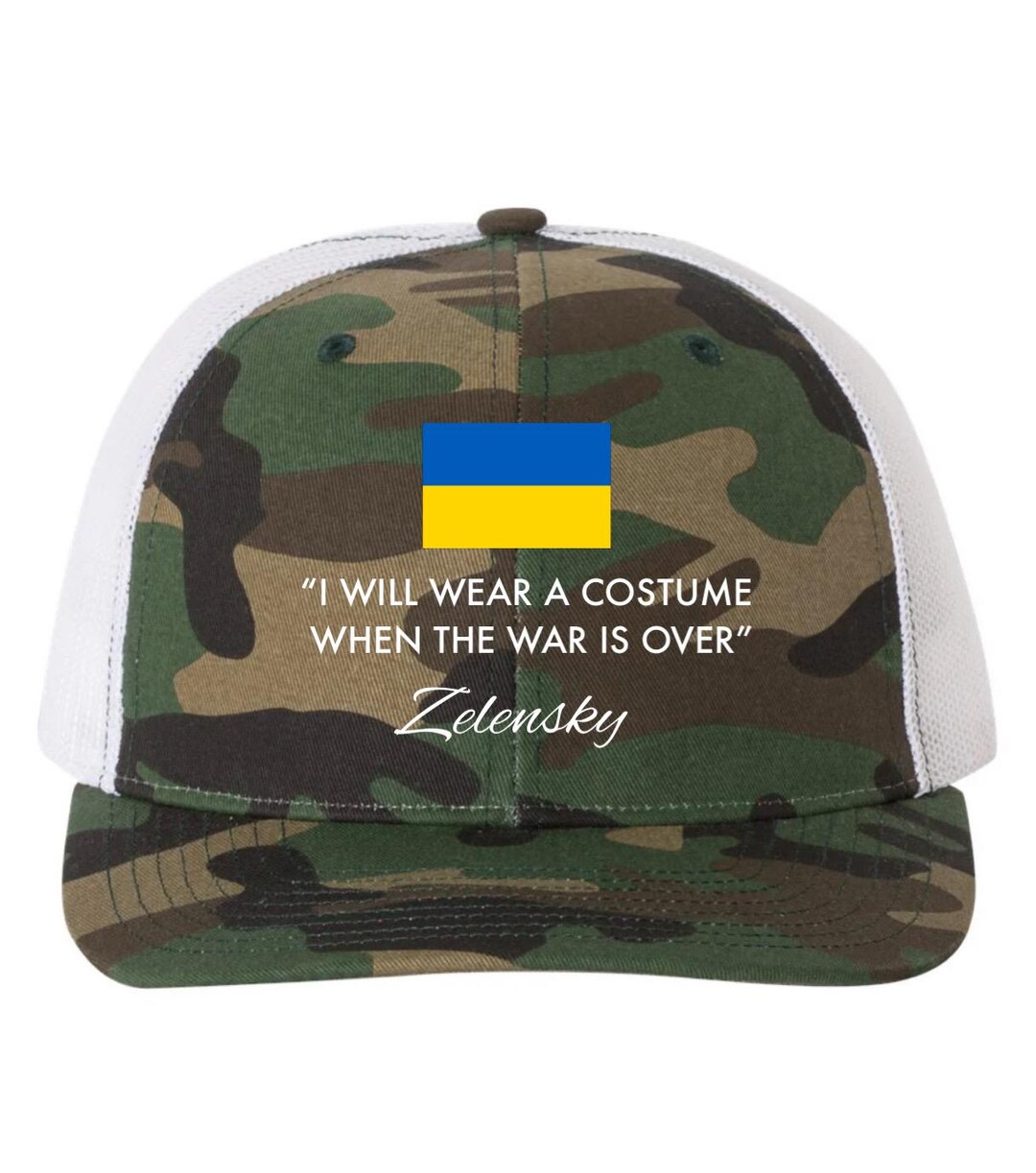 I Will Wear A Costume When the War is Over - Custom Embroidered Hat - Etsy