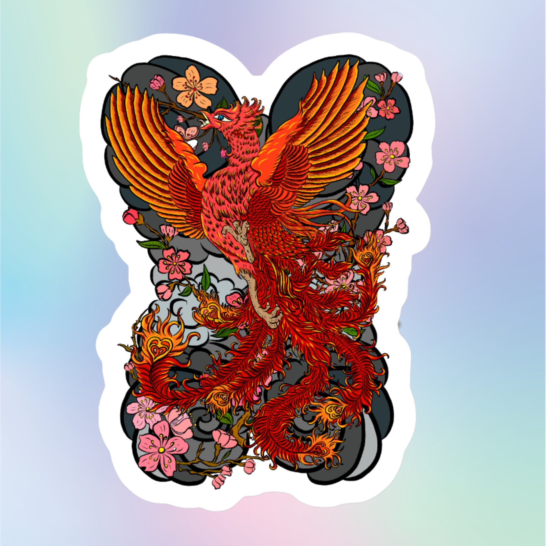 The Phoenix Sticker Vinyl Water Resistant Die cut Sticker Etsy the-phoenix-sticker-vinyl-water-resistant-die-cut-sticker-etsy