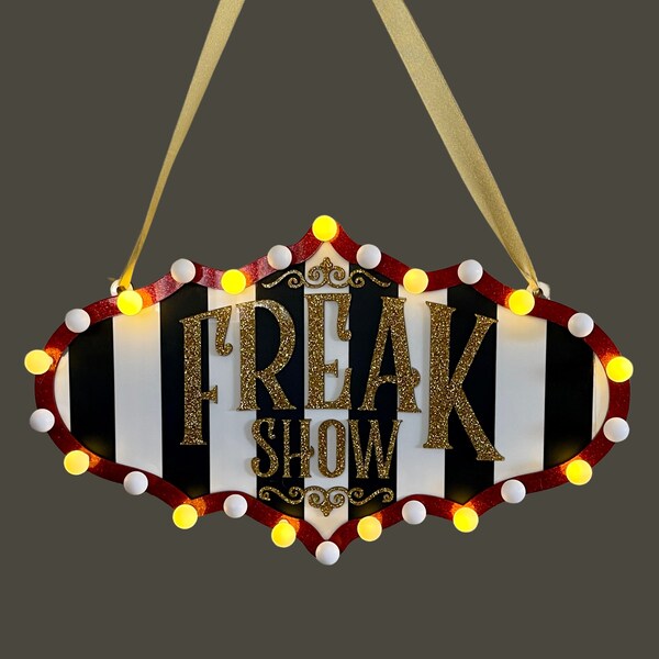 Freak Show Sign - Etsy
