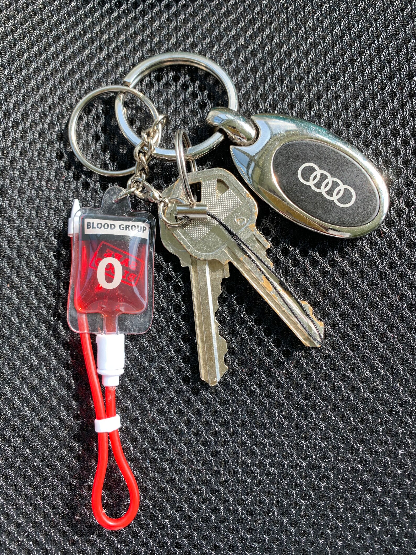 Blood Bank Key Chain,blood Bank Badge Reel, ABO Key Chain, Blood Type ...