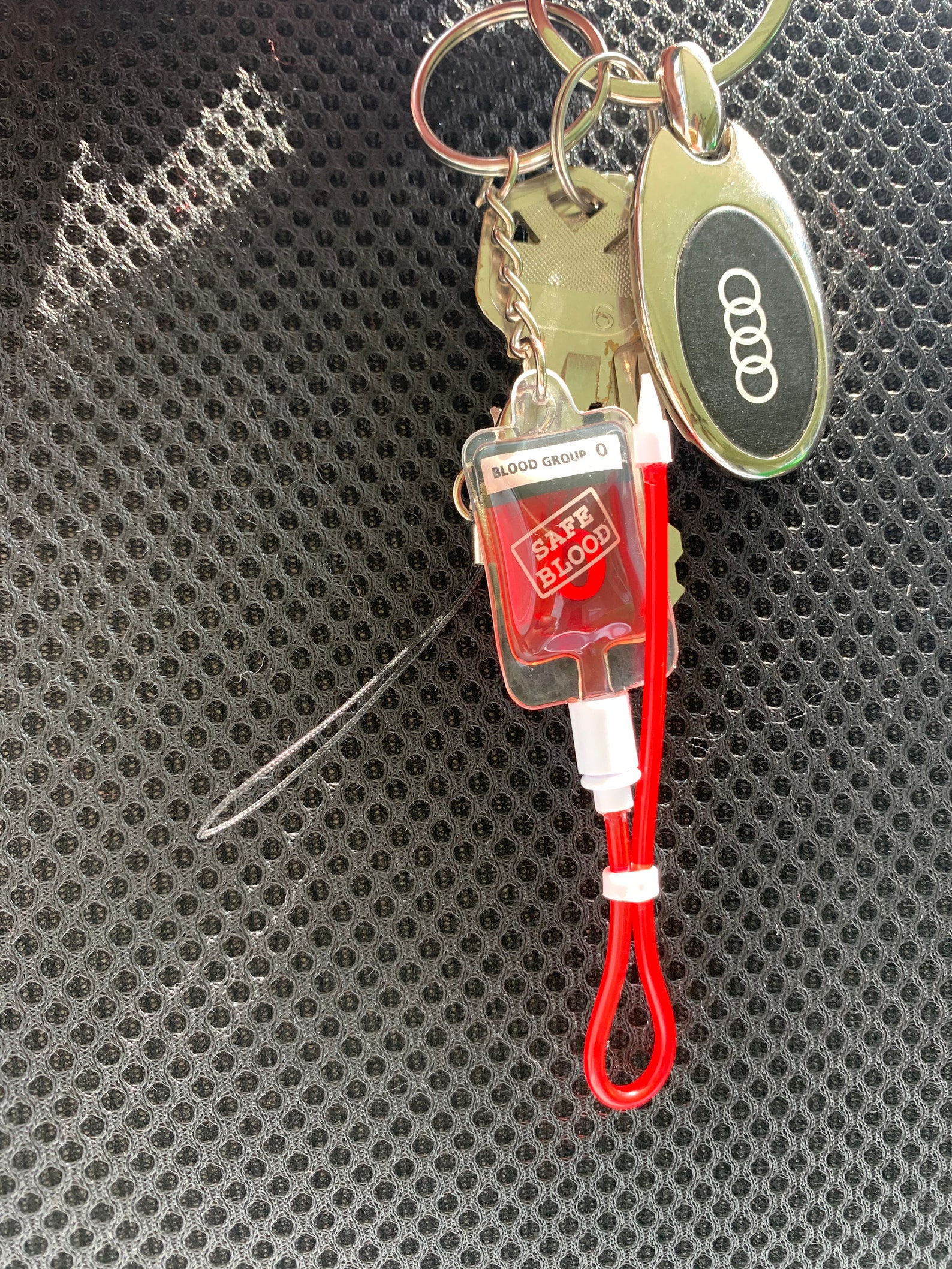 Blood Bank Key Chain,blood Bank Badge Reel, ABO Key Chain, Blood Type ...