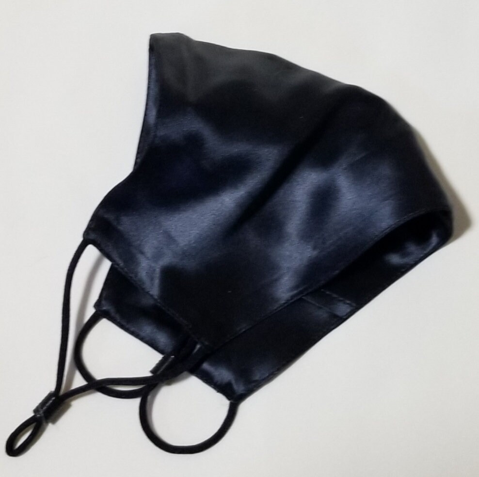 KIDS Silk Face Mask FRENCH BLUE 100% Pure Silk Face Mask. Mulberry Silk ...