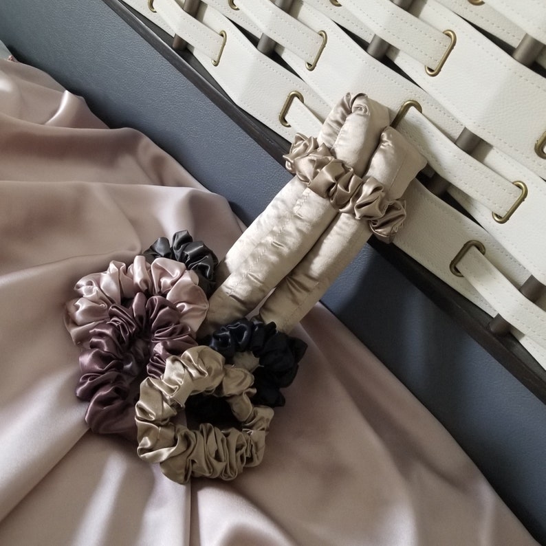 Luxurious Pure Silk Hair Curler for Curly Wavy Hair | Heatless Silk ...