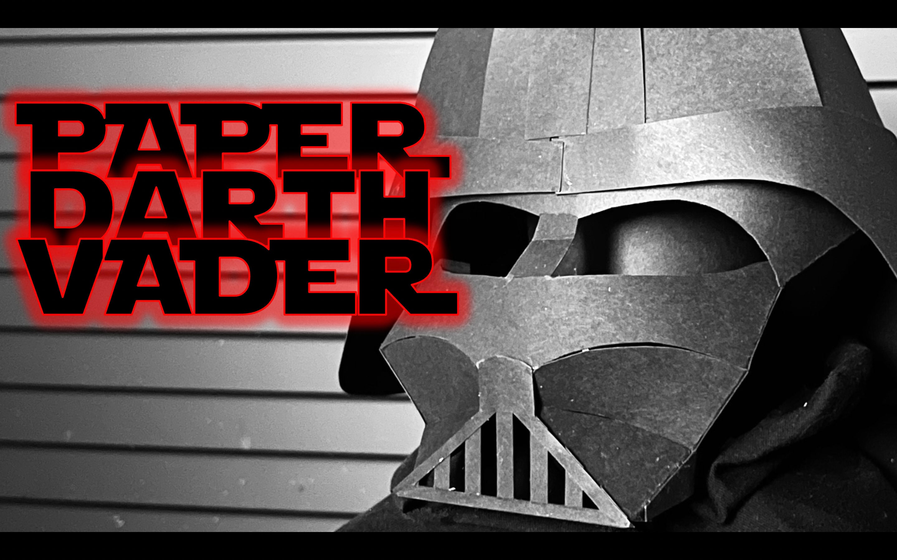 Make Your Own Paper Darth Vader - Etsy