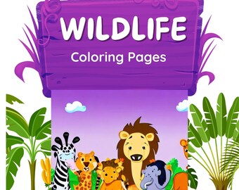 4 Fall Animal Coloring Printable Pages - Etsy