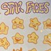 Star Faces Sticker Sheet/fairycore/kidcore/weirdcore/dreamcore ...