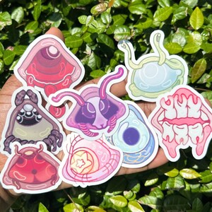 Creepy Cute Stickers, Moth Sticker, Weirdcore Stickers, Creepy Eye ...