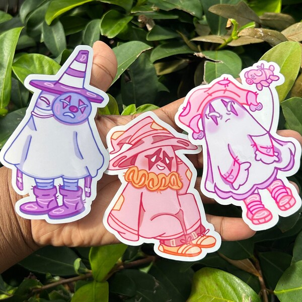 Worm on a String Cursed Sticker No One is Safe Blue Four Sizes ...