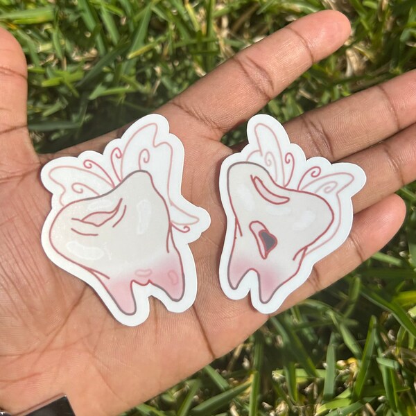 Tooth Sticker Set - Etsy