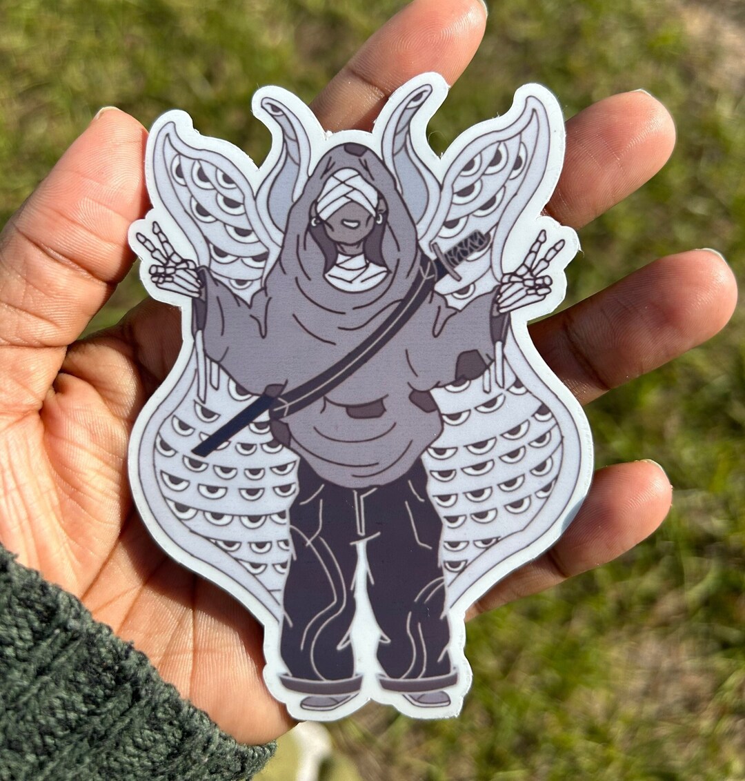 Grunge Angel of Death Waterproof Sticker/ Seraphim / Seraph / Angelcore ...
