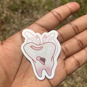Tooth Fairy Sticker Set/weirdcore/ Teethcore/ Traumacore / - Etsy