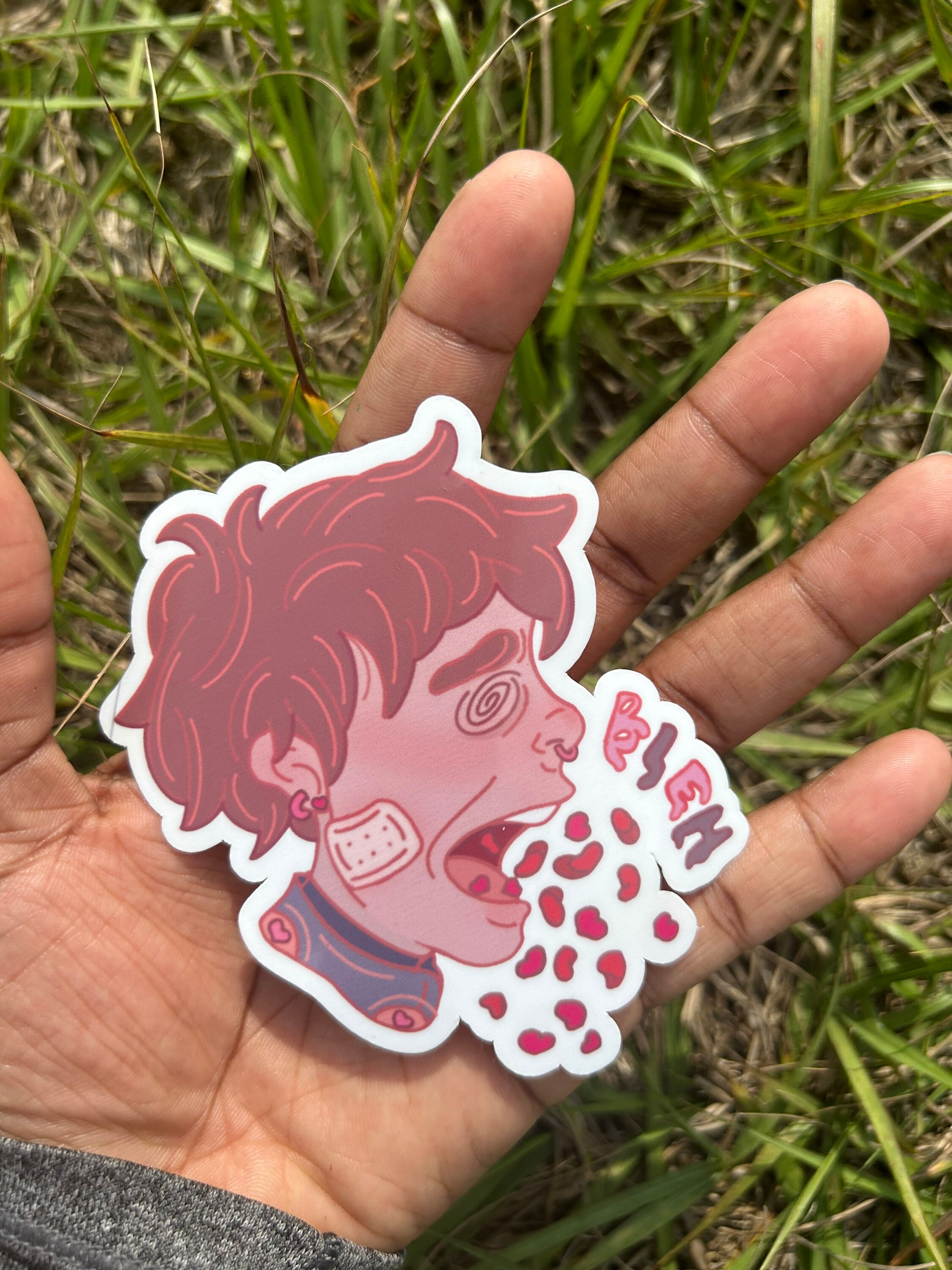 BLEH Sticker // Love Sick // Grunge Sticker // Kidcore// - Etsy