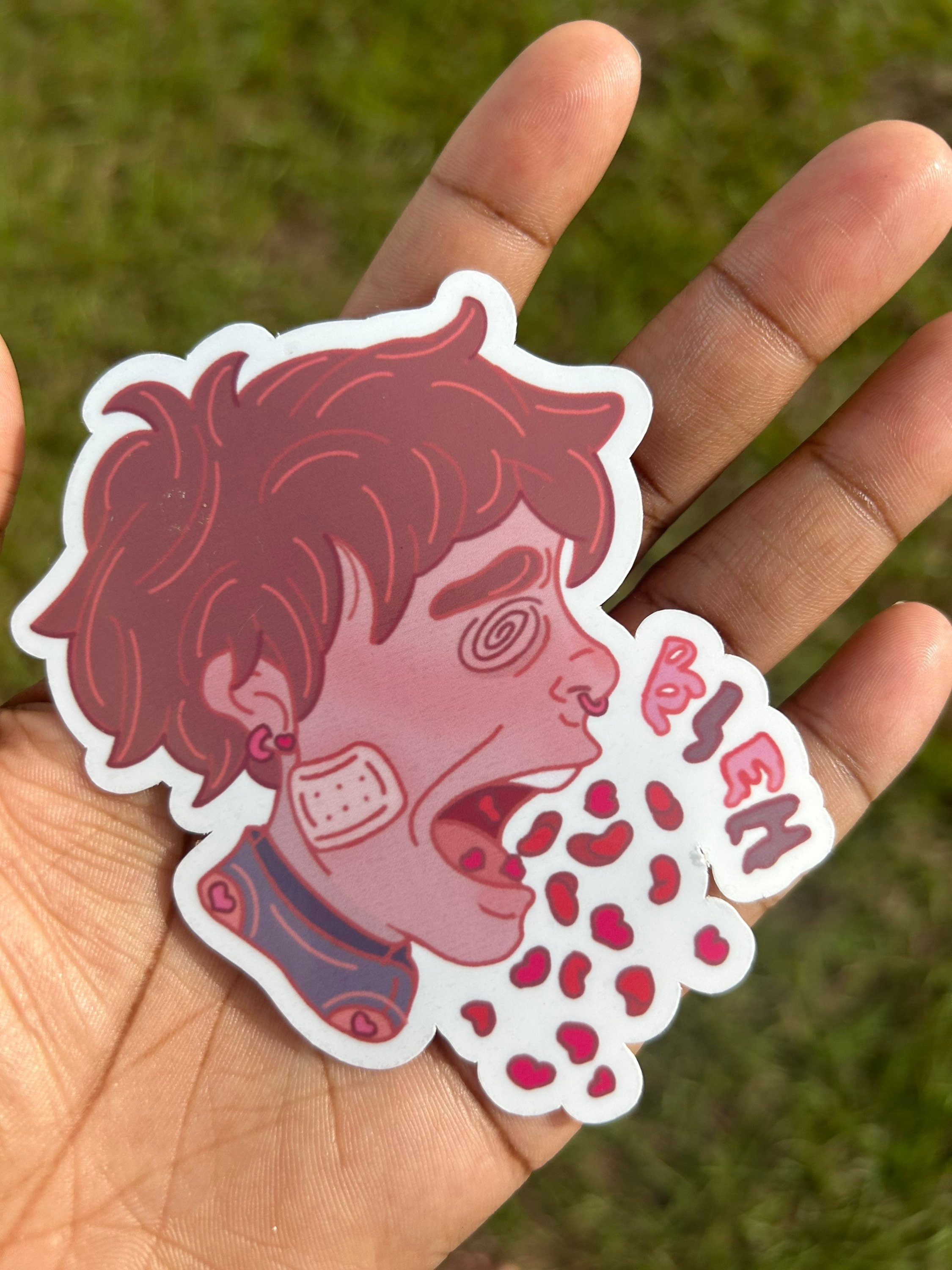 BLEH Sticker // Love Sick // Grunge Sticker // Kidcore// - Etsy