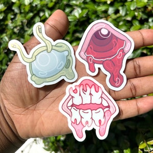 Creepy Cute Stickers, Moth Sticker, Weirdcore Stickers, Creepy Eye ...