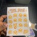 Star Faces Sticker Sheet/fairycore/kidcore/weirdcore/dreamcore ...