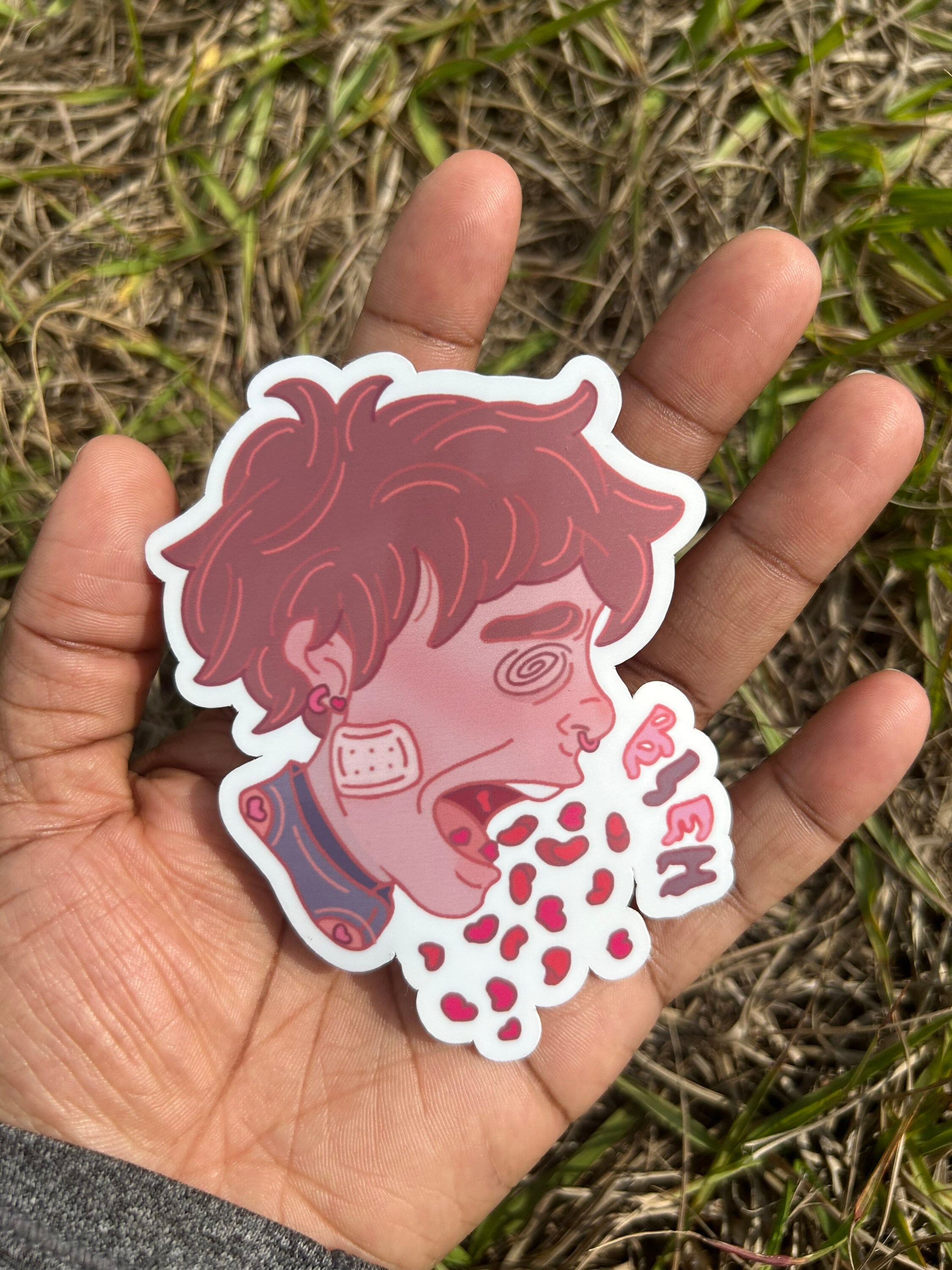BLEH Sticker // Love Sick // Grunge Sticker // Kidcore// - Etsy