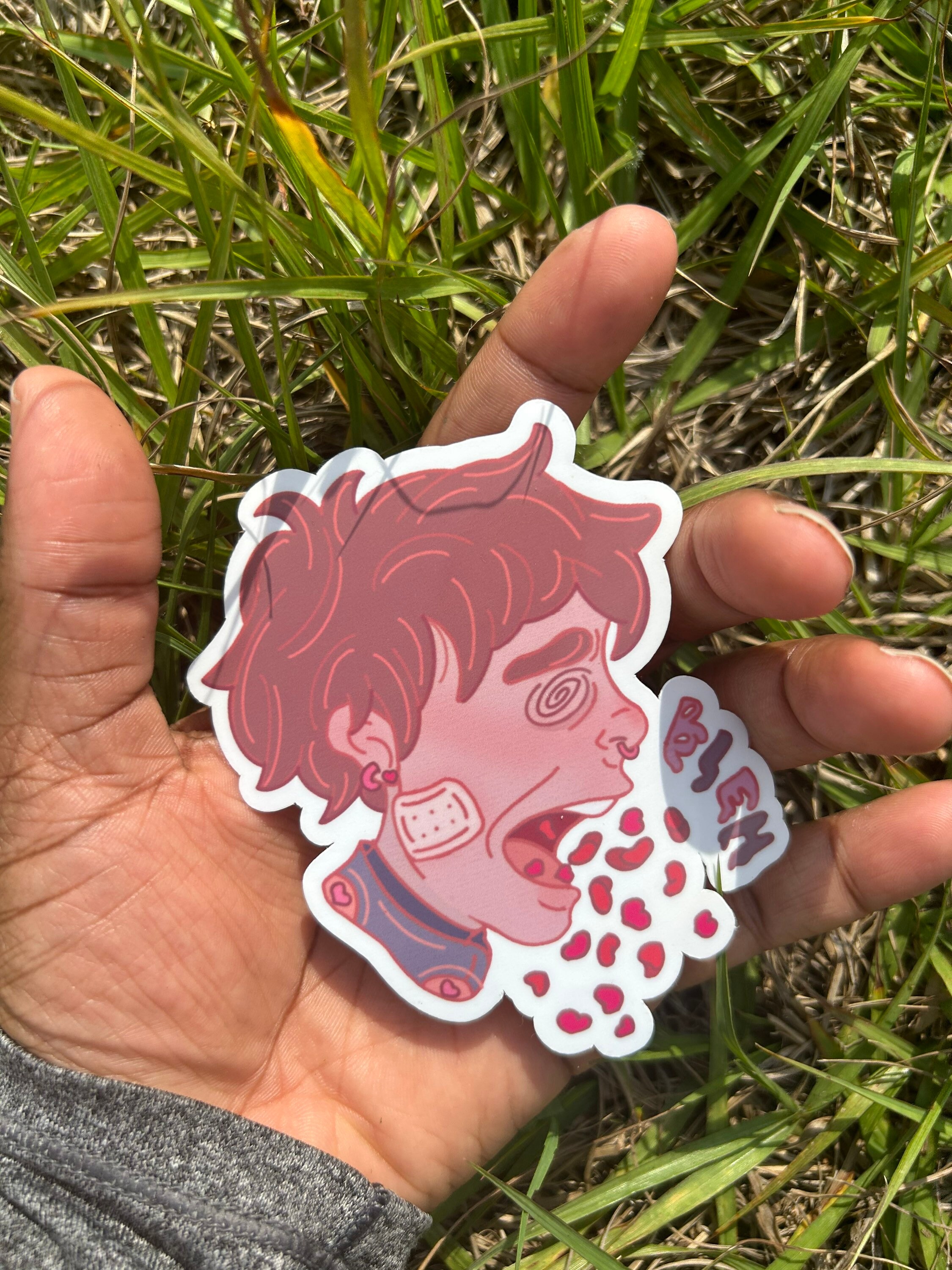 BLEH Sticker // Love Sick // Grunge Sticker // Kidcore// - Etsy