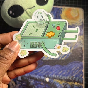 Little Robot and Bubble Friend Sticker/ Dreamcore / Kidcore / Aesthetic ...