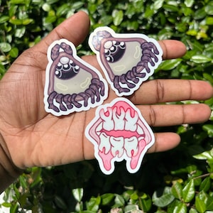 Creepy Cute Stickers, Moth Sticker, Weirdcore Stickers, Creepy Eye ...