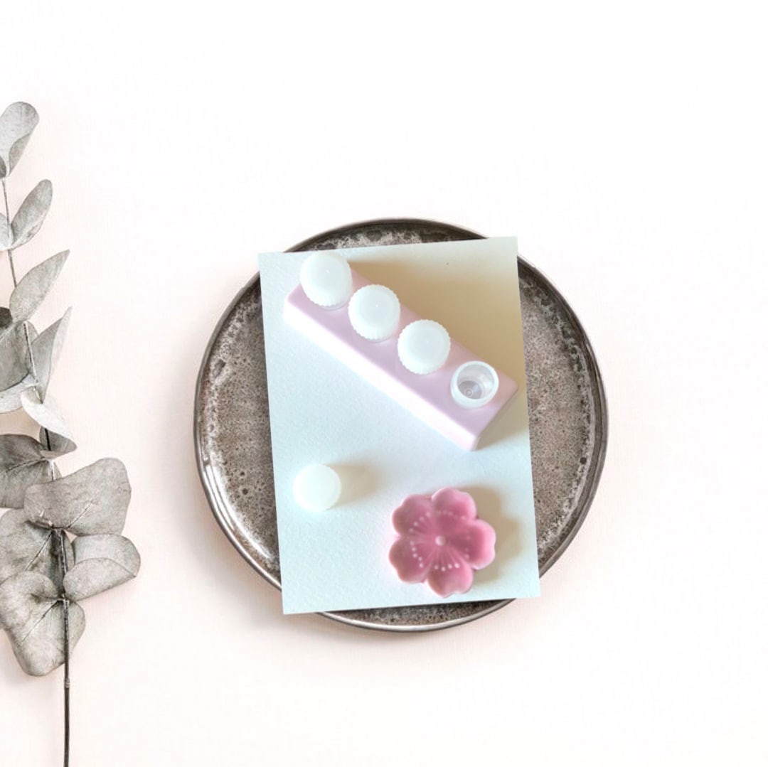 Ceramic Dinky Dip Ink Holder Set With Inkwells for Dip Pen or Glass Pen ...