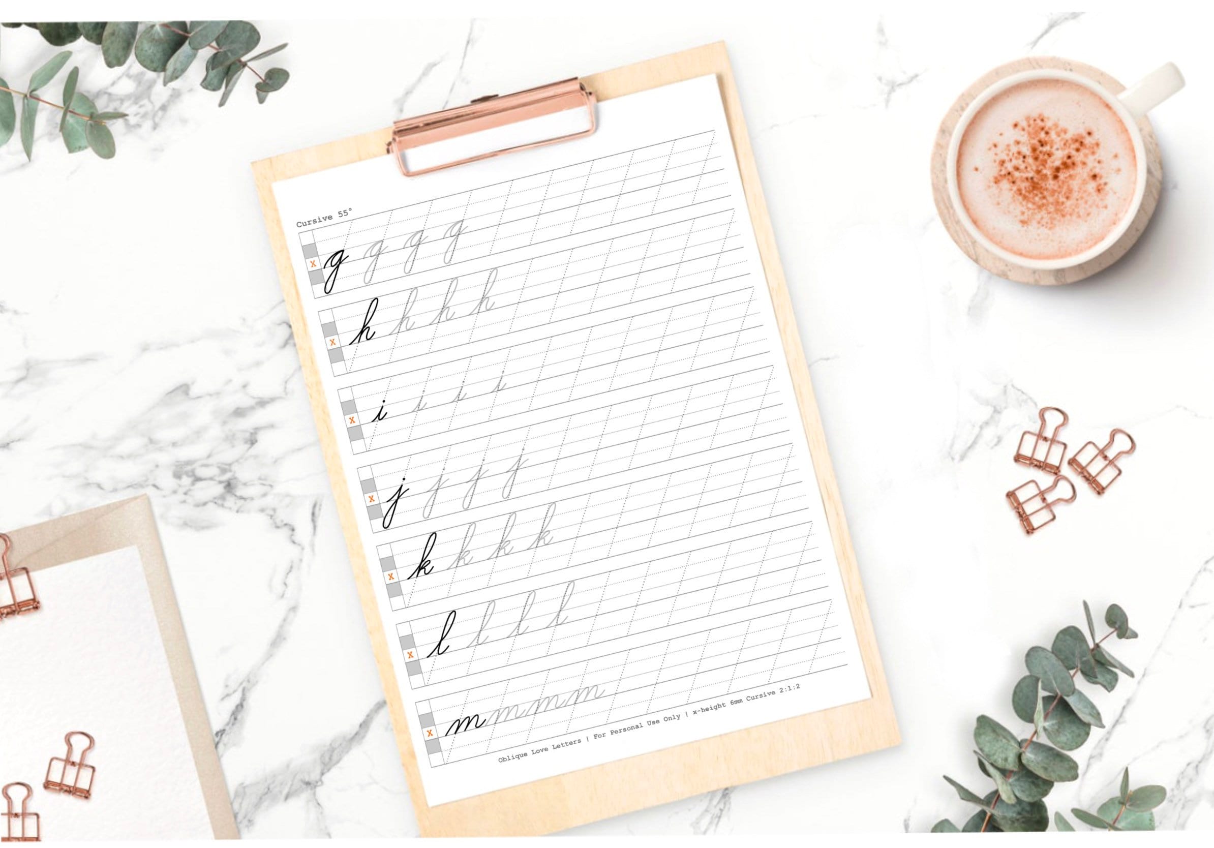 Cursive Handwriting Practice Workbook, Palmer Method (PDF Pattern) - Etsy