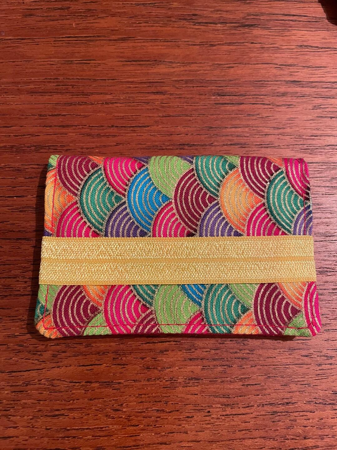 Small Envelope Wallet With Elastic Band - Etsy
