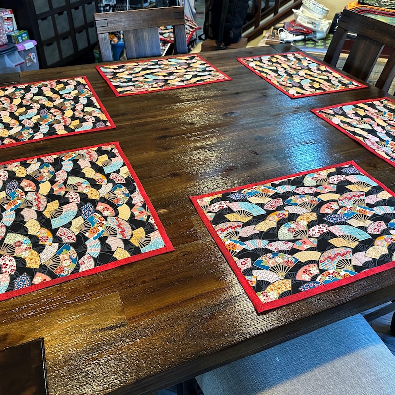 Japanese Placemats - Etsy