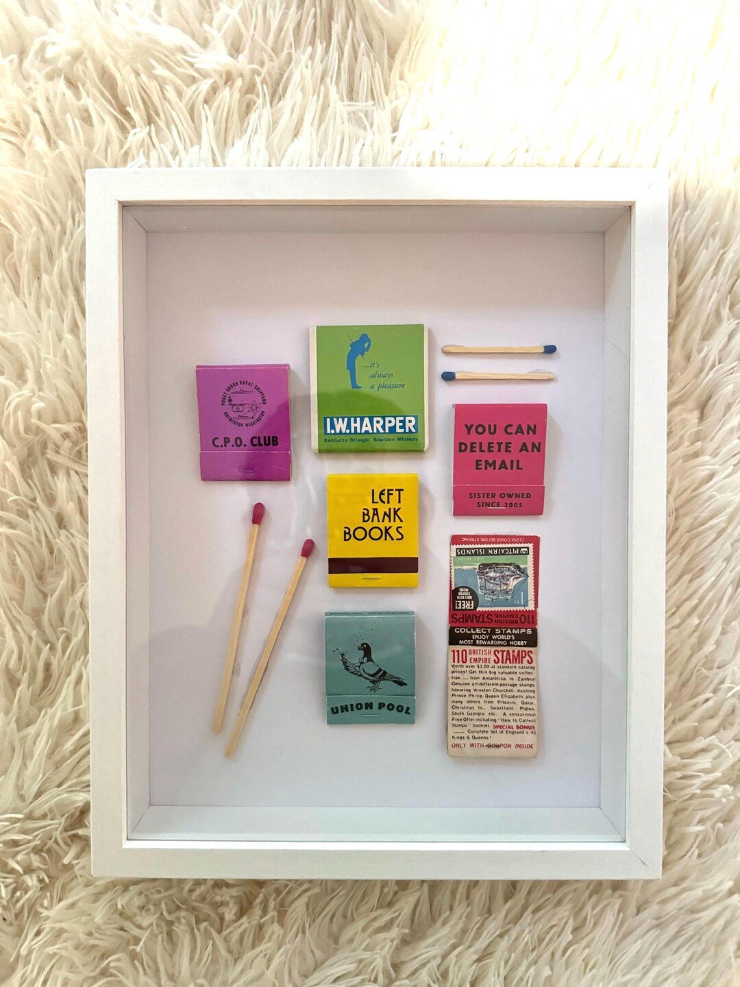 NYC Matchbook Shadow Box V3 - Etsy
