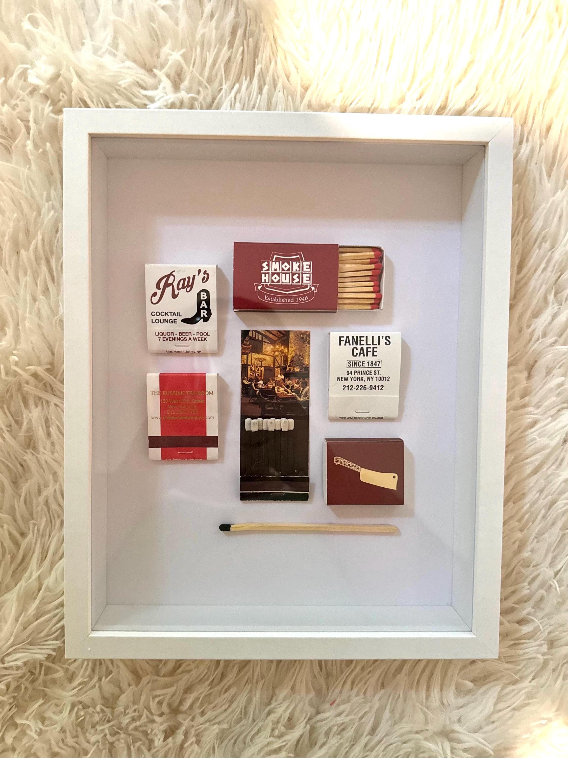 NYC Matchbook Shadow Box V2 - Etsy