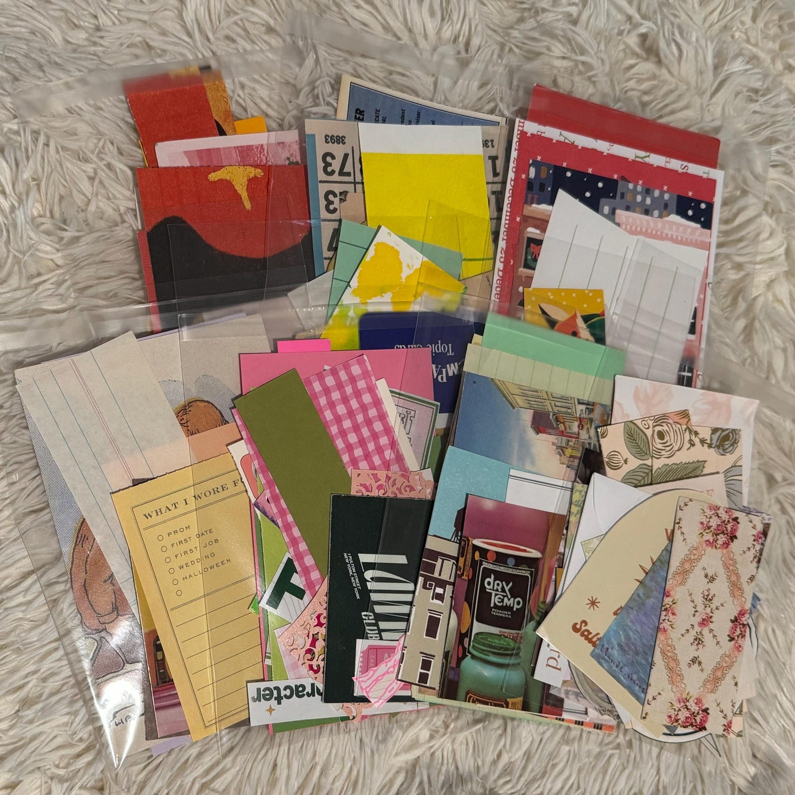 Assorted Scrapbook Paper & Cutouts - Etsy