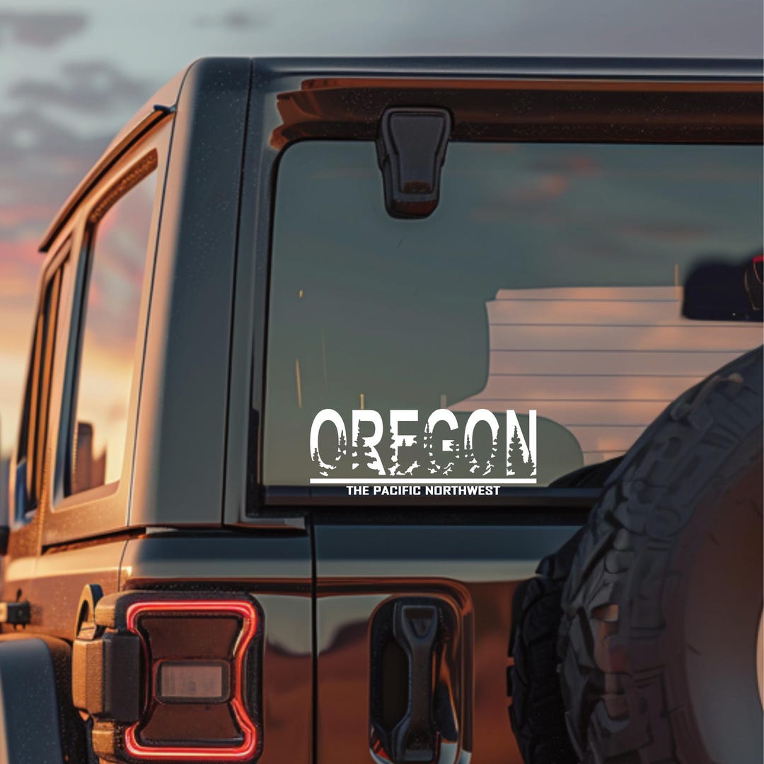 Oregon Decal, Oregon Tree Decal, Oregon Sticker - Etsy