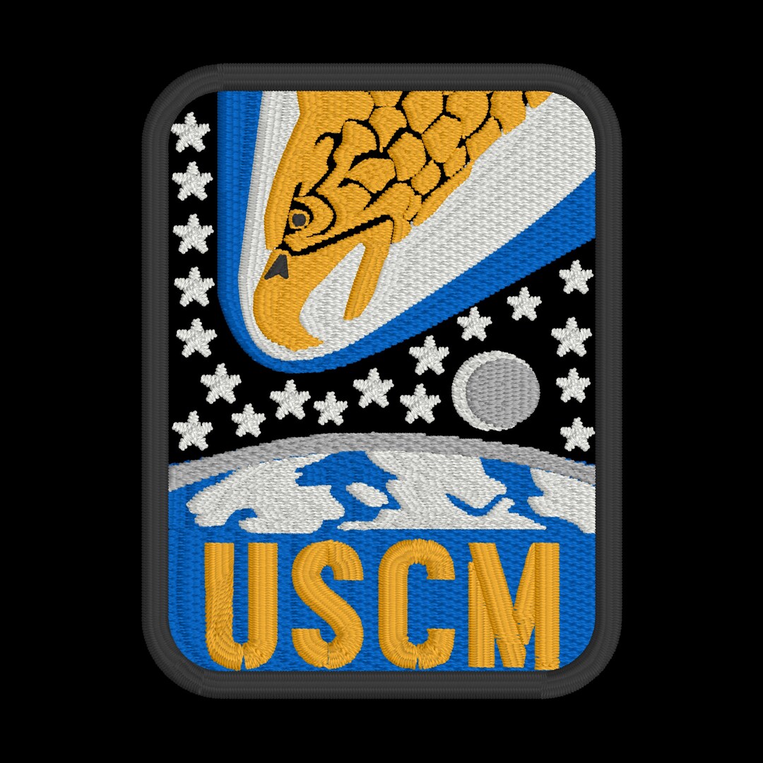 Aliens USCM Colonial Marines Eagle Digital Design for Embroidery ...