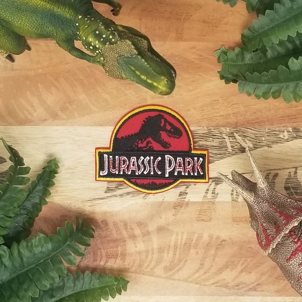 Jurassic Park Embroidery Patch - Etsy