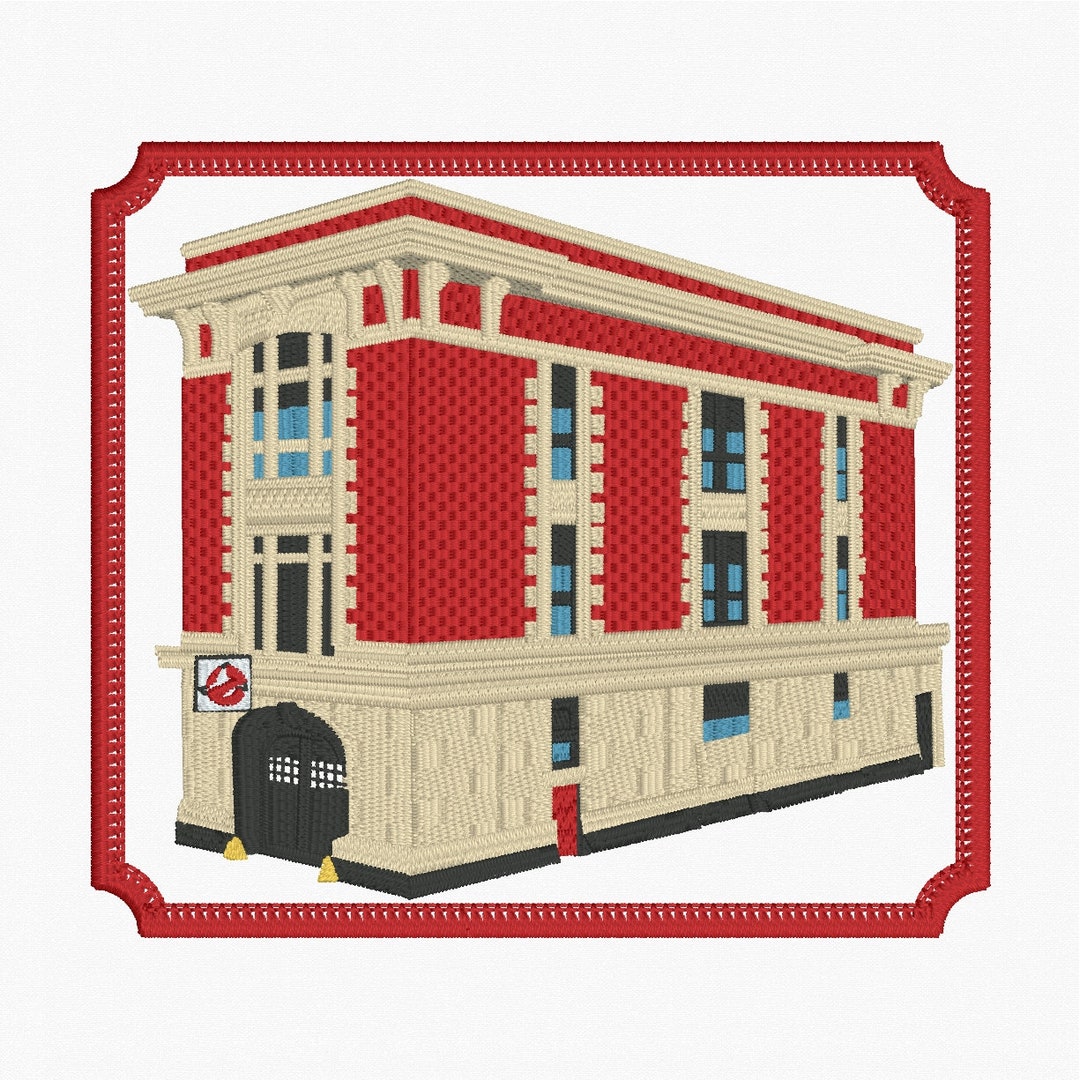 Ghostbusters Firehouse Embroidered Patch - Etsy