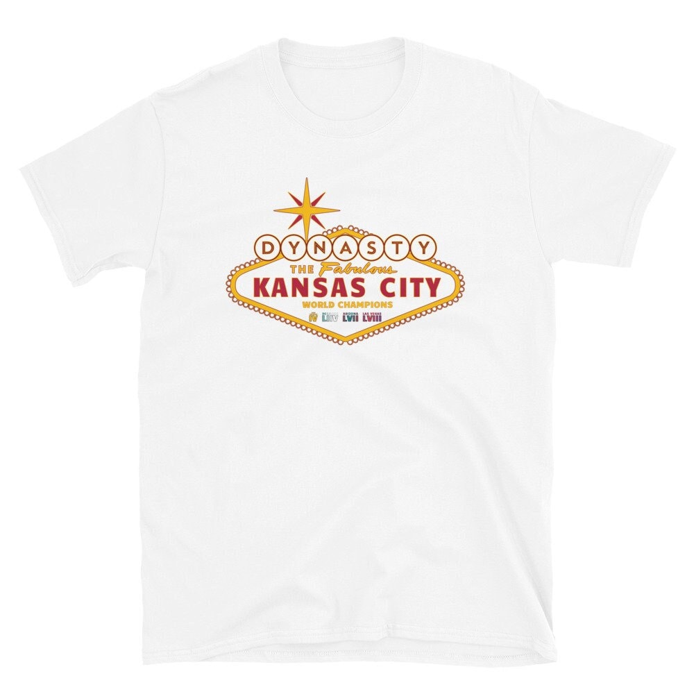 KC Dynasty T-shirt | Las Vegas Sign | Red Kingdom | Chiefs' Kingdom ...