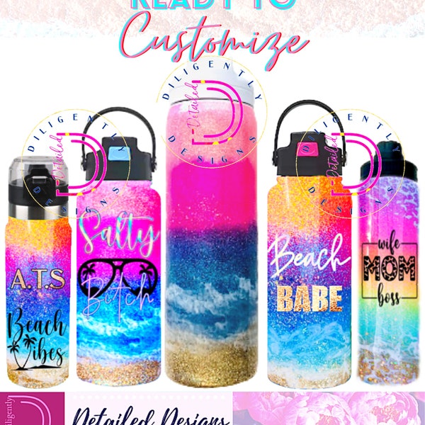 Epoxy Water Bottle - Etsy